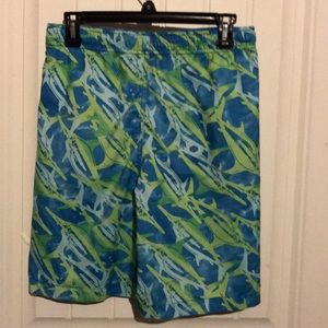 J Khaki JK | Swim | Jk J Khaki Boys Swordfish Blue Green Swim Trunks L ...